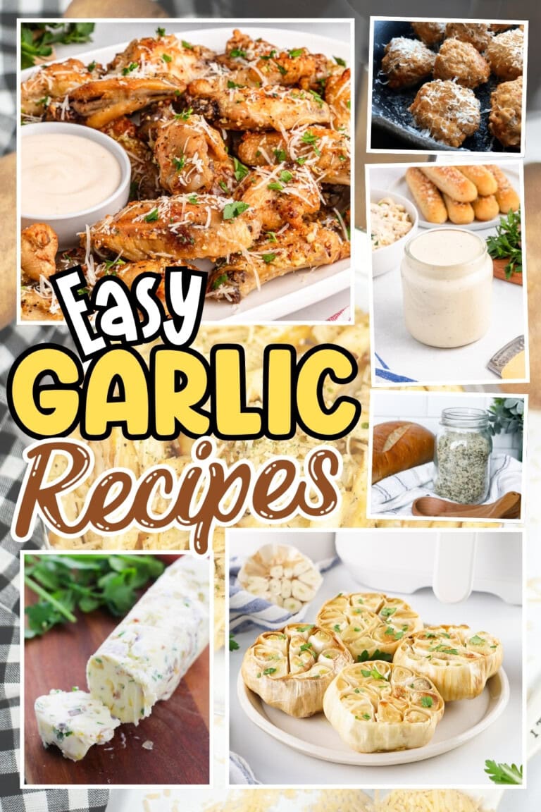Easy Garlic Recipes: Breads, Sides & Main Dishes - Kim Schob
