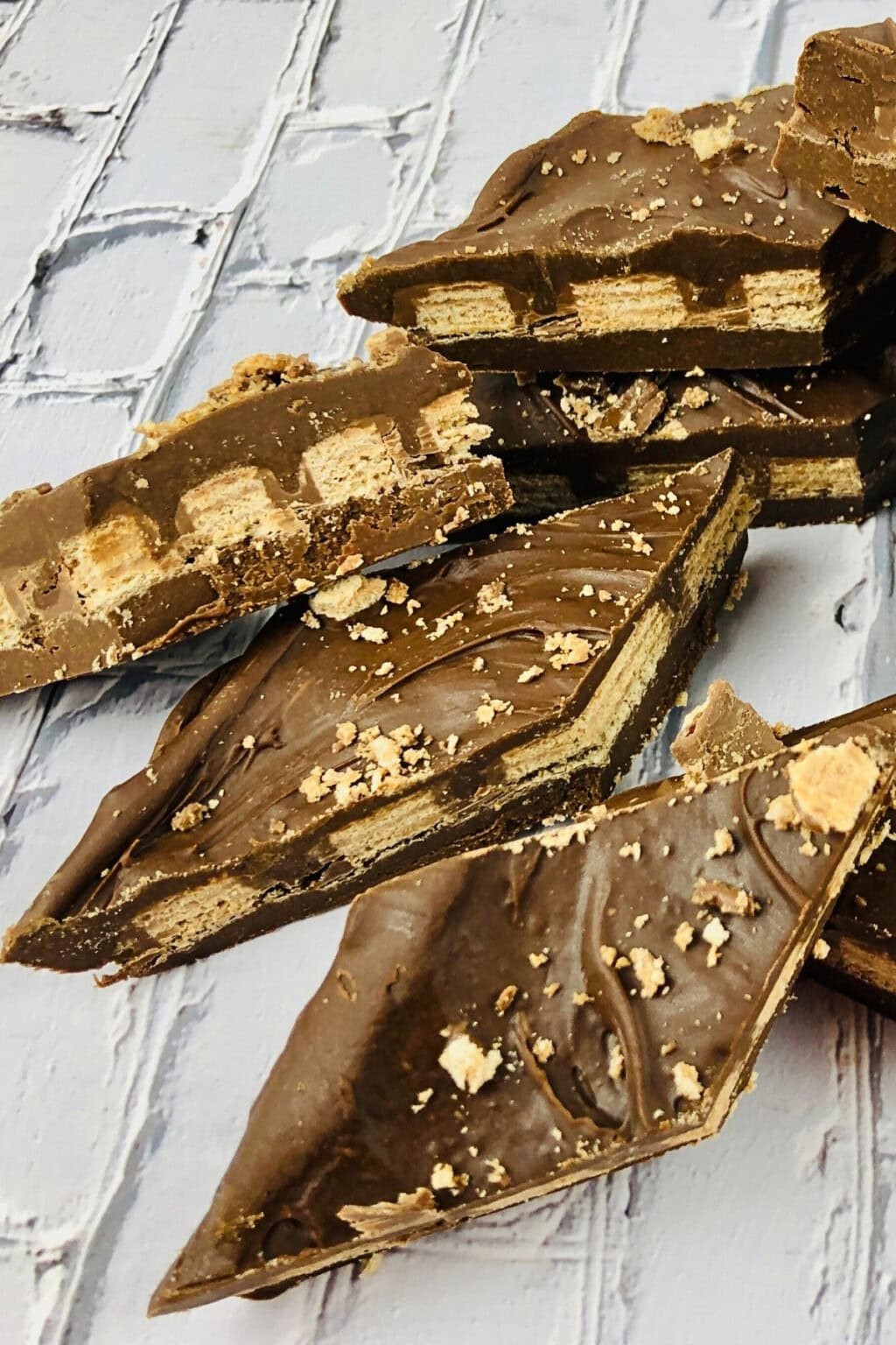 Easy Kit Kat Fudge Recipe (No Bake!) - Kim Schob